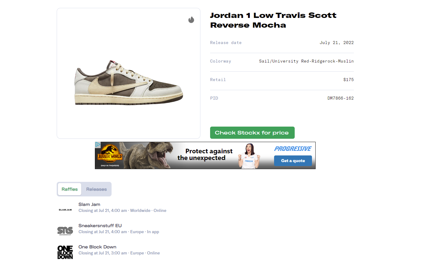 Where To Buy The Travis Scott x Air Jordan 1 Low Reverse Mocha - Sneaker News
